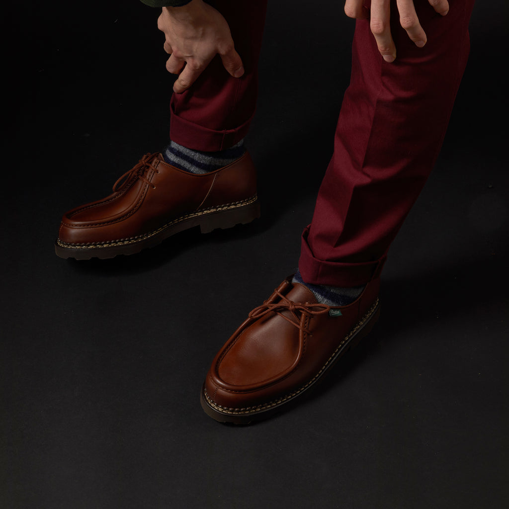 Paraboot Michael Shoe in Marron – Dick's Edinburgh